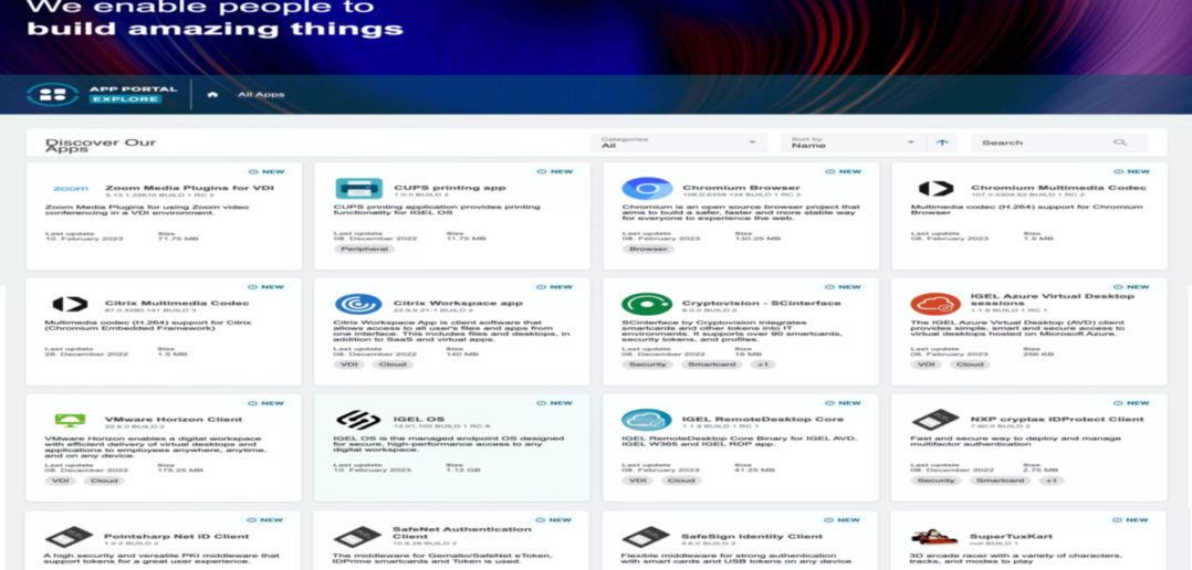 IGEL App Portal Delivers Efficient App Delivery via New IGEL COSMOS ...